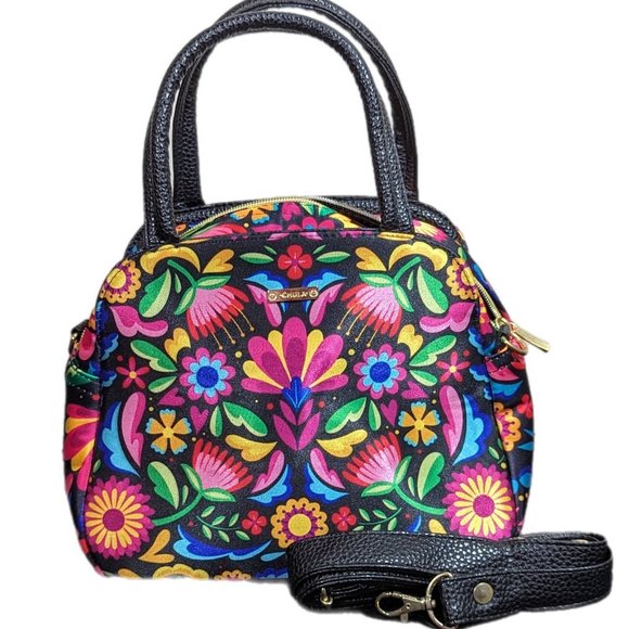 Chula | Bags | Chula Moda Latina Milly Crossbody Satchel Etnic Flowers ...